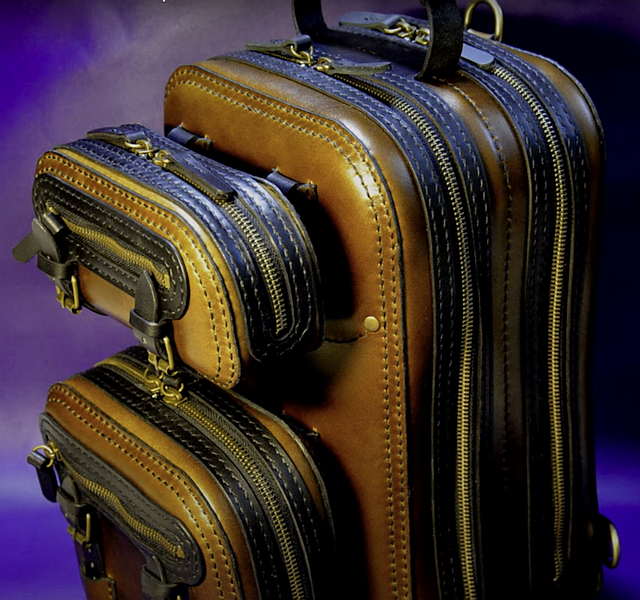 Free Leather Backpack Template